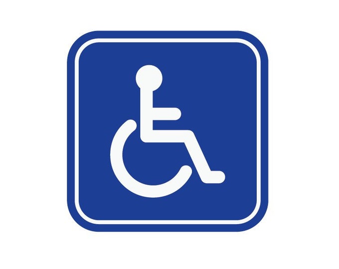 Wheelchair Handicap Symbol Decal - Etsy