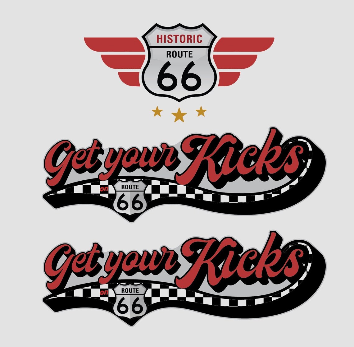 Route 66 Decals Premium Fabric Art Car Decal Peel & Stick - Etsy