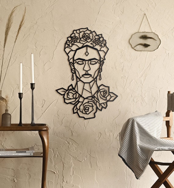 Frida Metal Art Frida Metal Wall Art Frida Metal Wall Decor - Etsy