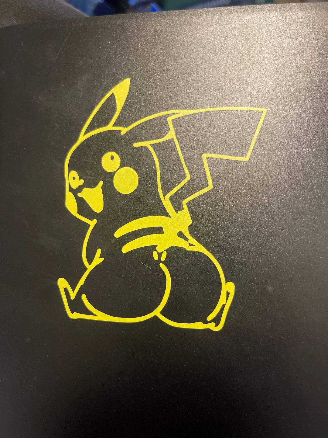 Thiccachu Decal Sticker - Etsy