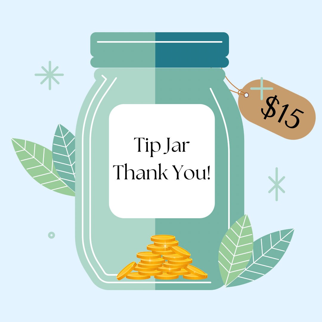 Tip Your Artist Thank You Tip the Reader Tip the - Etsy