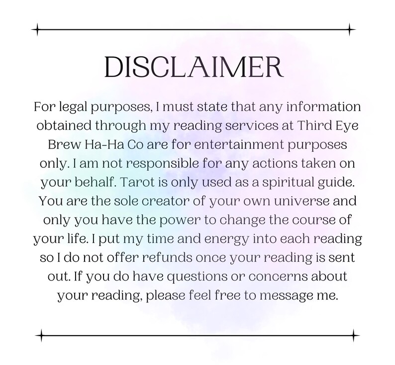 Two Layers of You Reading, Tarot Reading, Video Reading, Email Reading ...