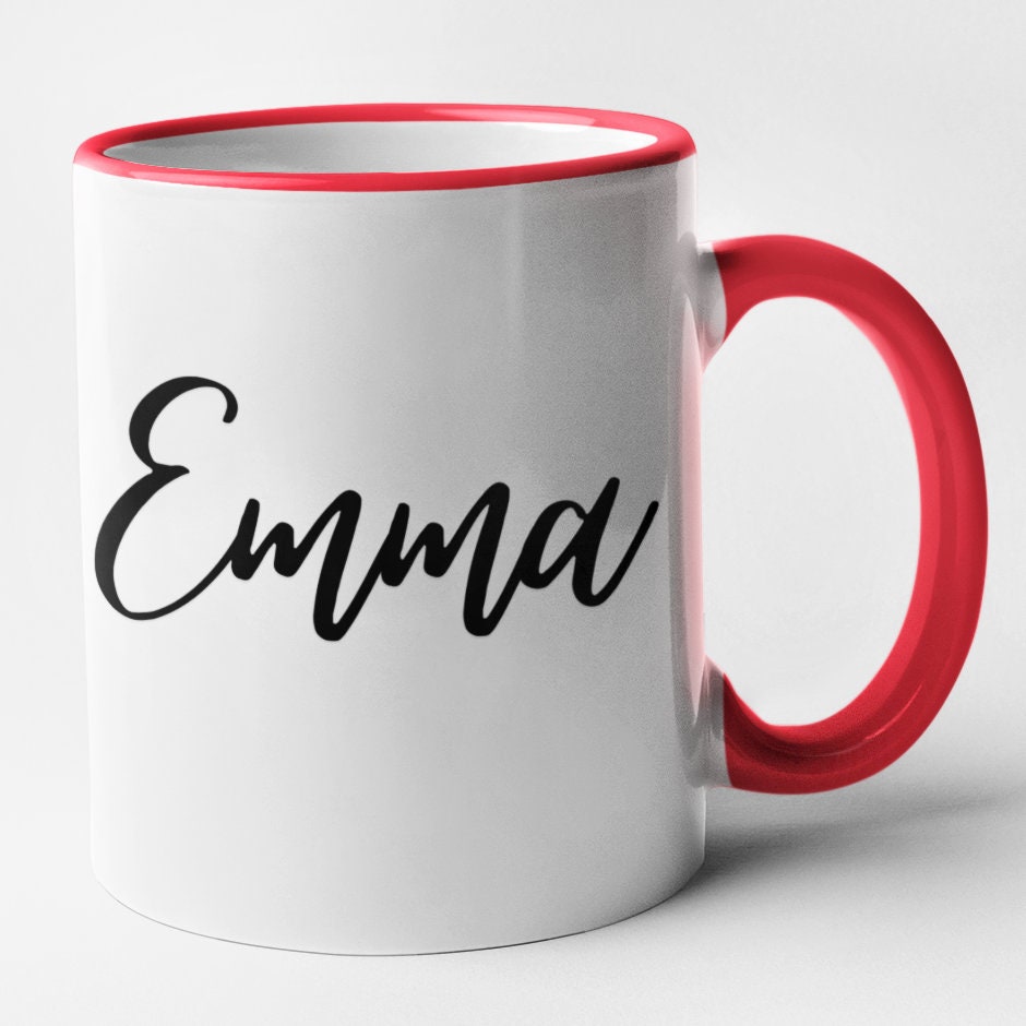 Personalised Name Mug / Custom Name Coffee Mug / Gift for Friend Him ...