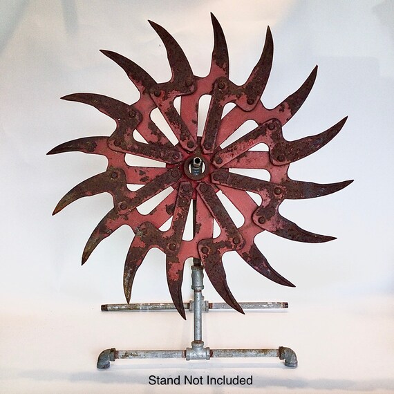 Vintage Disc Plow Blade / Rotary Hoe Wheel / Tiller Head. 10 | Etsy