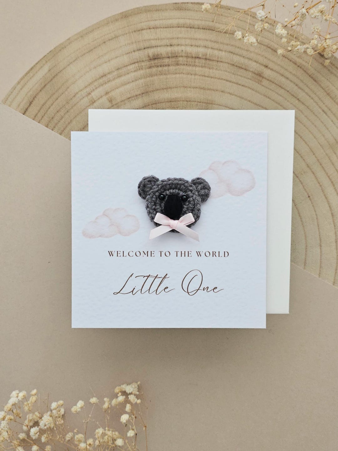 New Baby Card, Unique Koala, Welcome Little One, Grandson ...