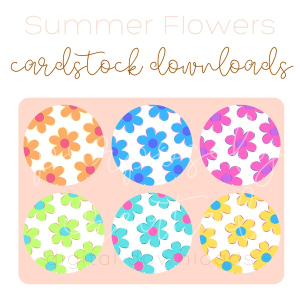 Printable Cardstock Rounds - Etsy