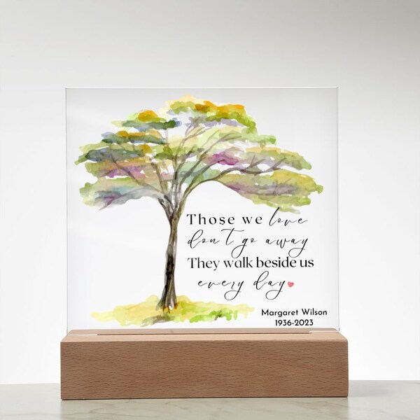 Memorial Tree Plaque - Etsy