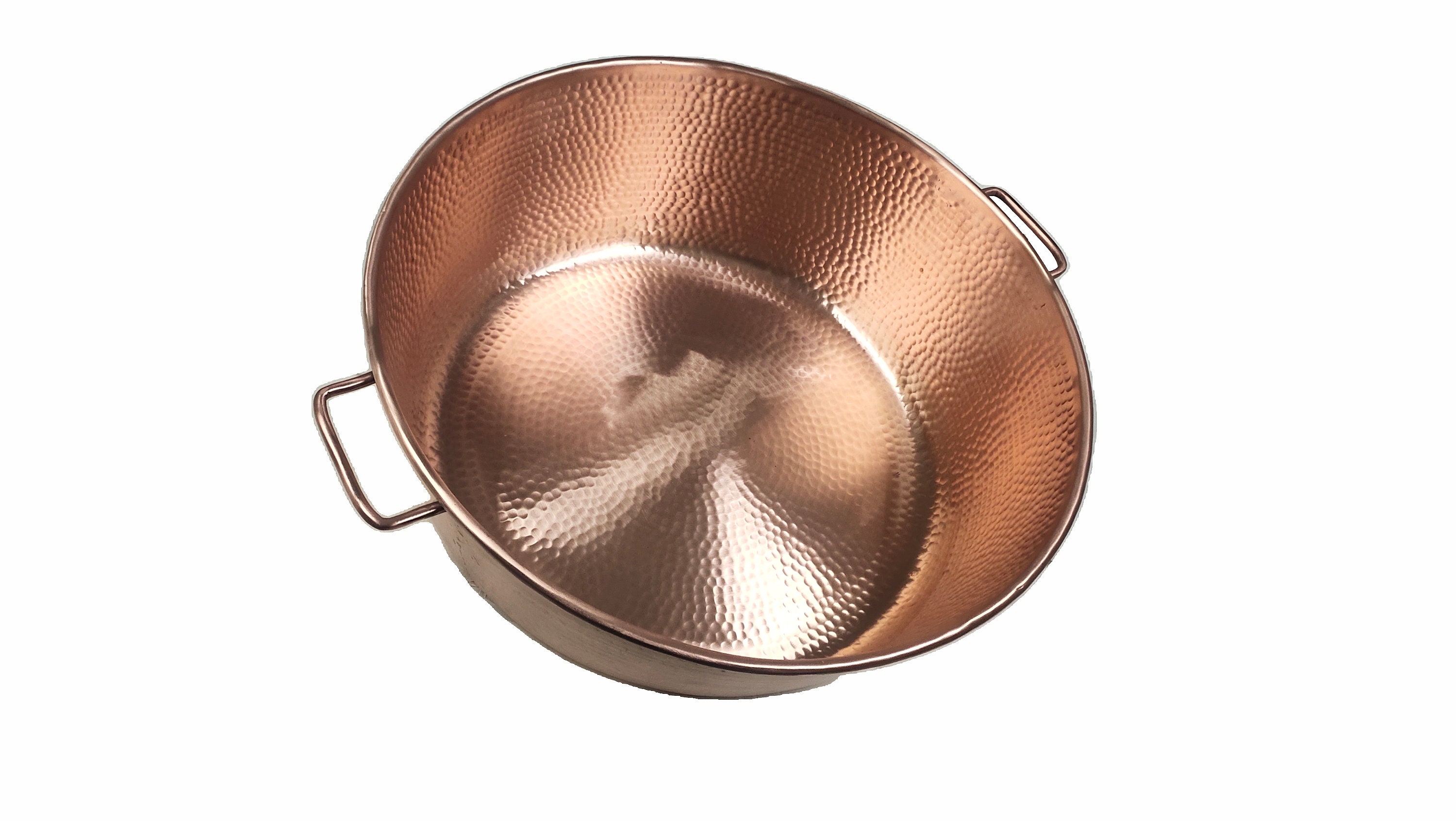 Copper Pedicure Spa Bowl Round With Matte Finish Handle - Etsy