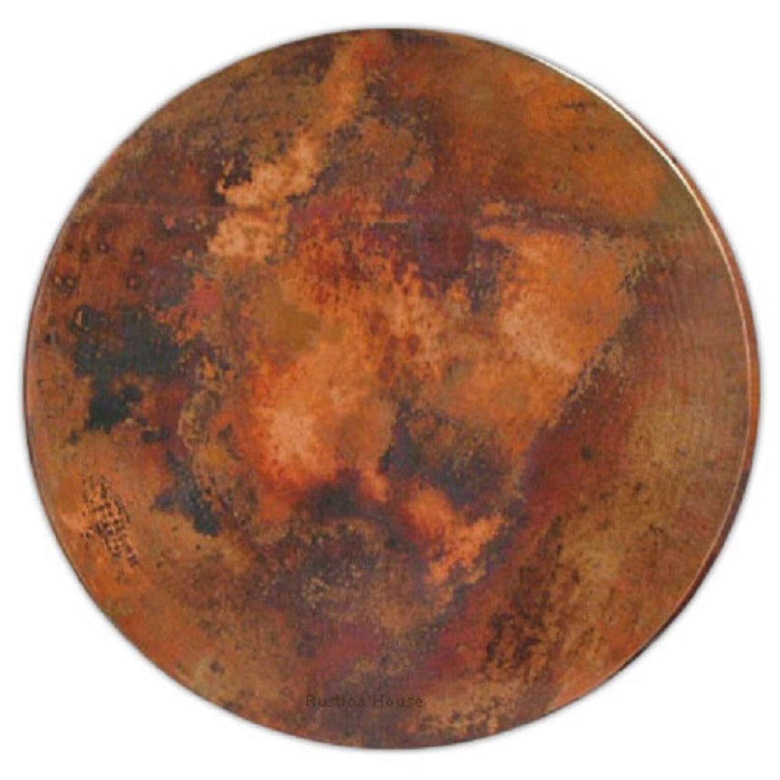 Copper Table Top Hammered ,round 55''TO 70" - Etsy