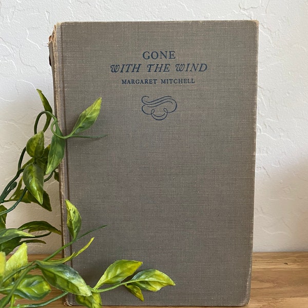 1936 Gone Wind Book - Etsy