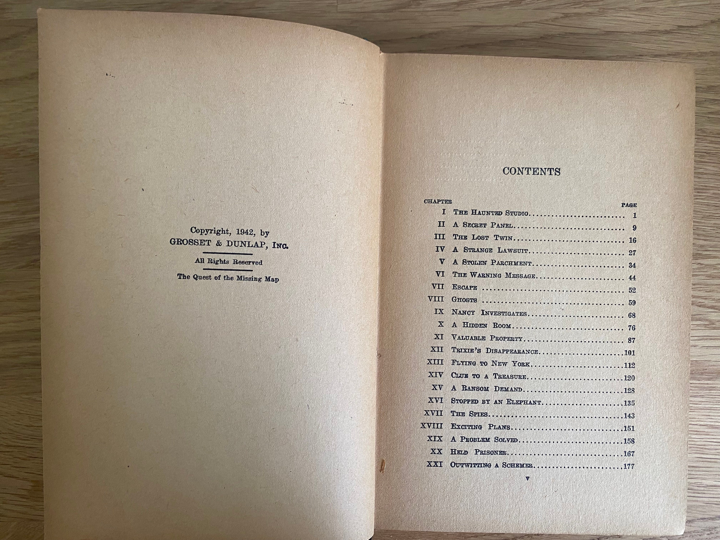 The Quest of the Missing Map by Carolyn Keene First Edition Nancy Drew ...