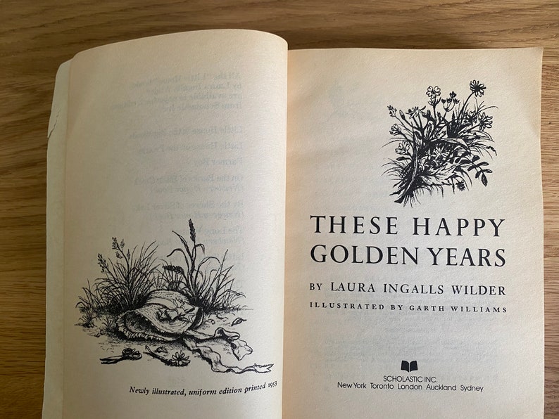 These Happy Golden Years by Wilder Little House Vintage 1970s ...