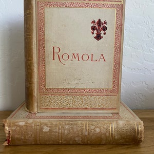 Romola by George Eliot 1890 Edition 2 Volume Rare Antique Collectible ...