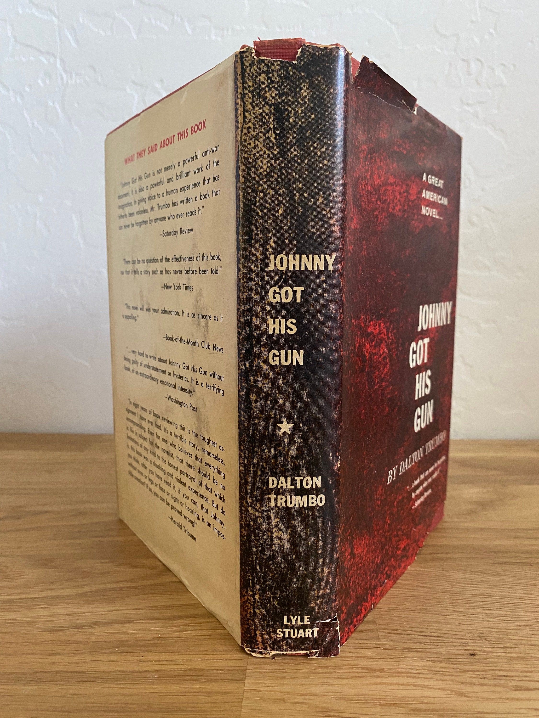 Johnny Got His Gun by Dalton Trumbo 1959 9th Printing Rare Collectible ...