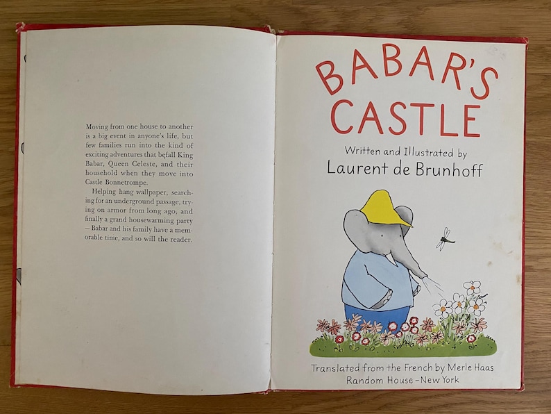 Set of Four Vintage Childrens Picture Books Babar Dr Seuss Rare Antique ...