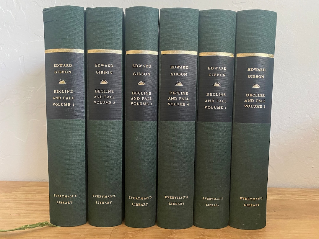 Everymans Library Decline and Fall of the Roman Empire Complete 6 ...