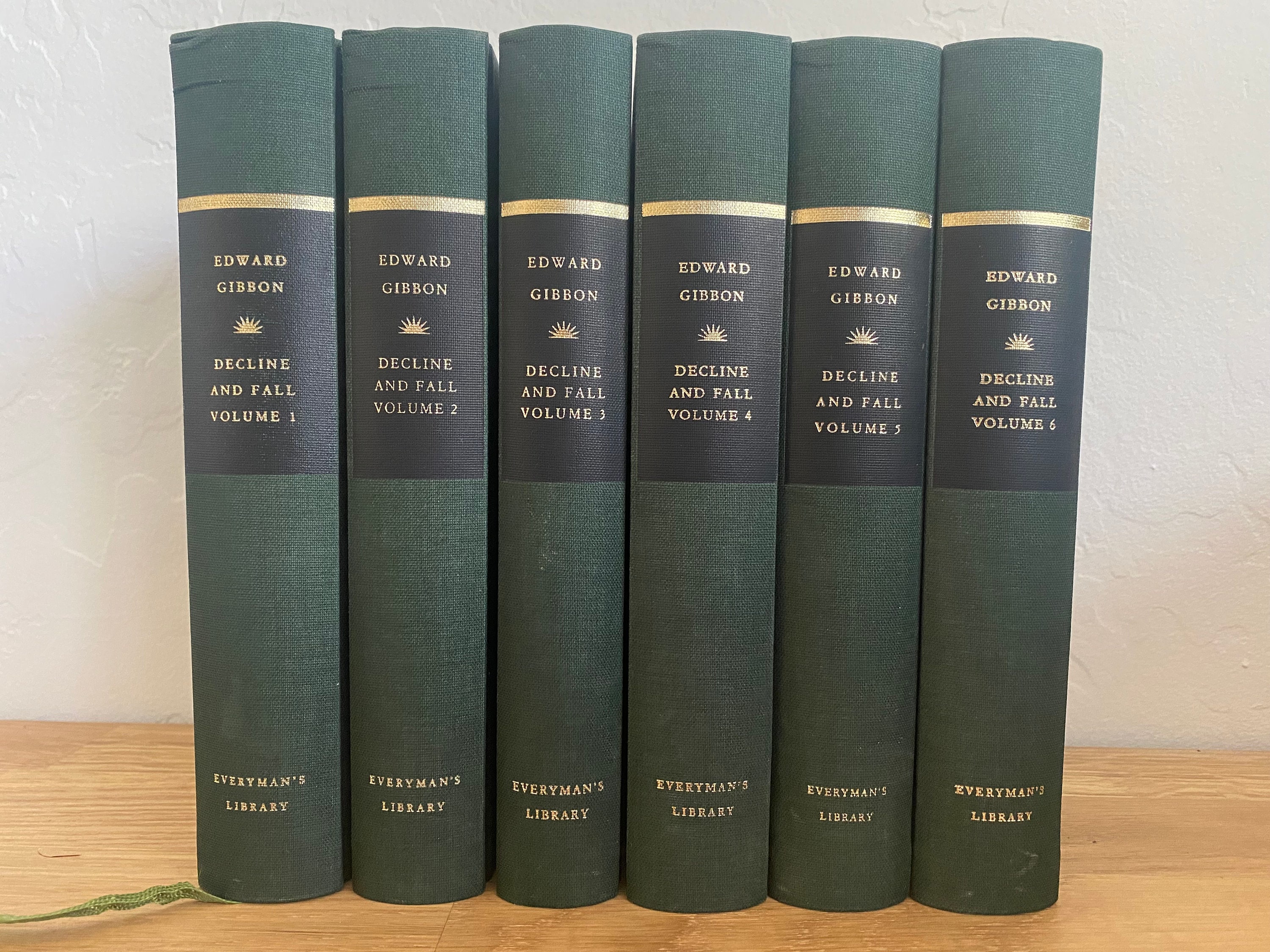 Everymans Library Decline and Fall of the Roman Empire Complete 6 ...