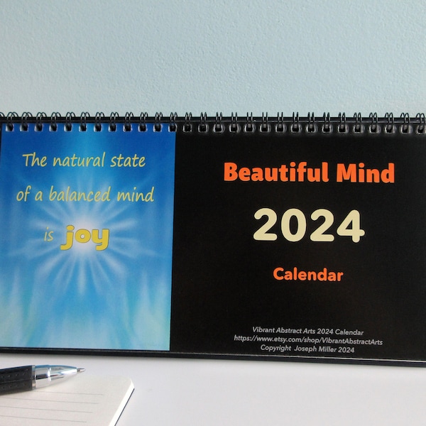 Inspirational Flip Calendar Desk - Etsy