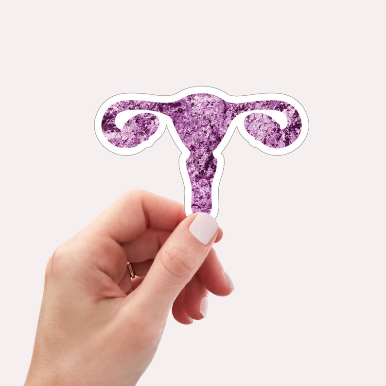 Uterus Sticker, Uterus Art Gynecology Sticker, Gynecology Art ...