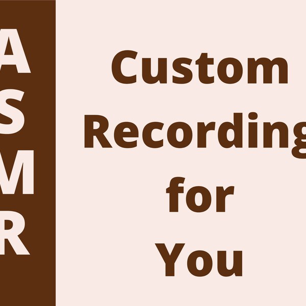 Asmr - Etsy