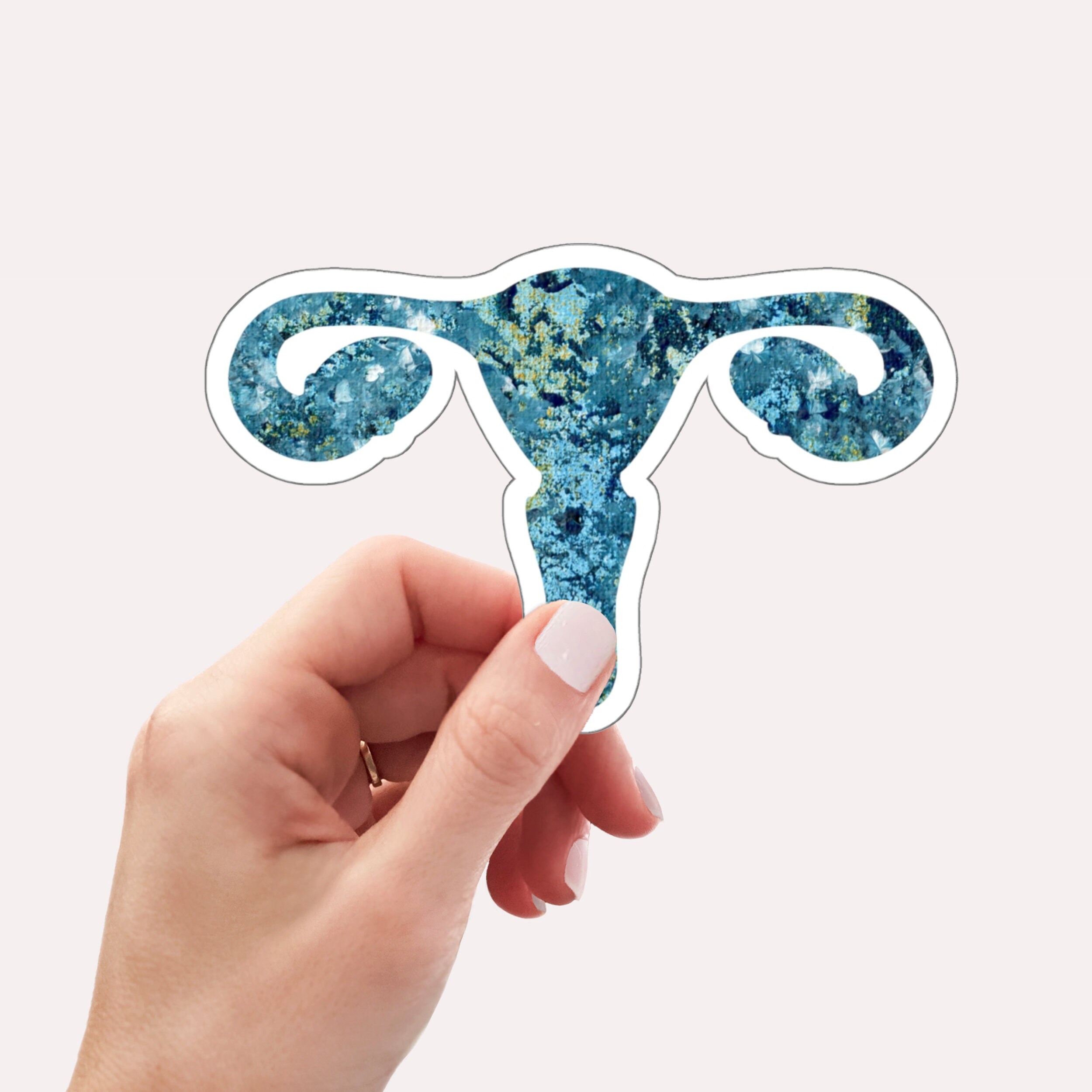 Uterus Sticker Gynecology Sticker Gynecology Art Cervical Cancer ...