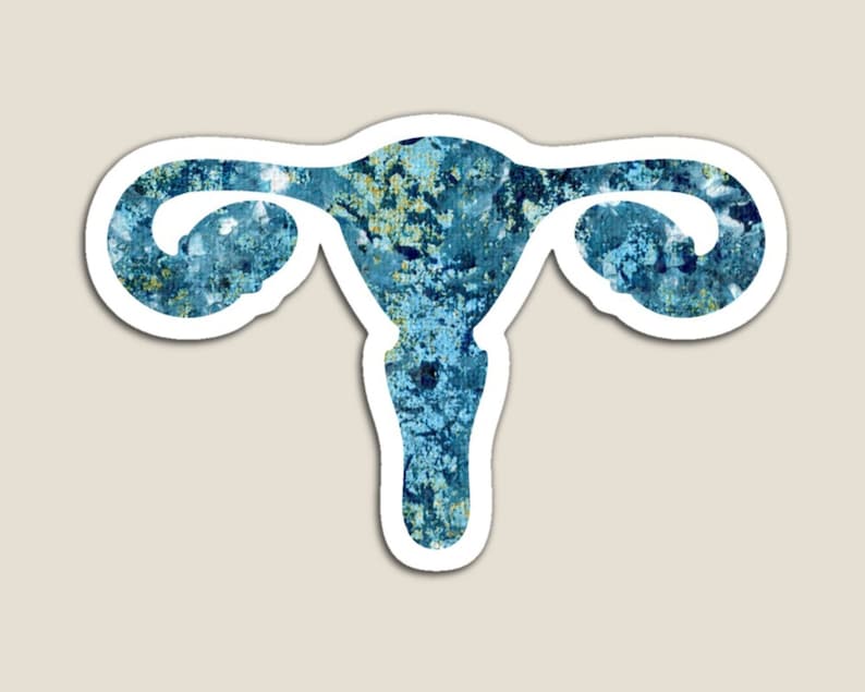 Uterus Sticker Gynecology Sticker Gynecology Art Cervical Cancer ...