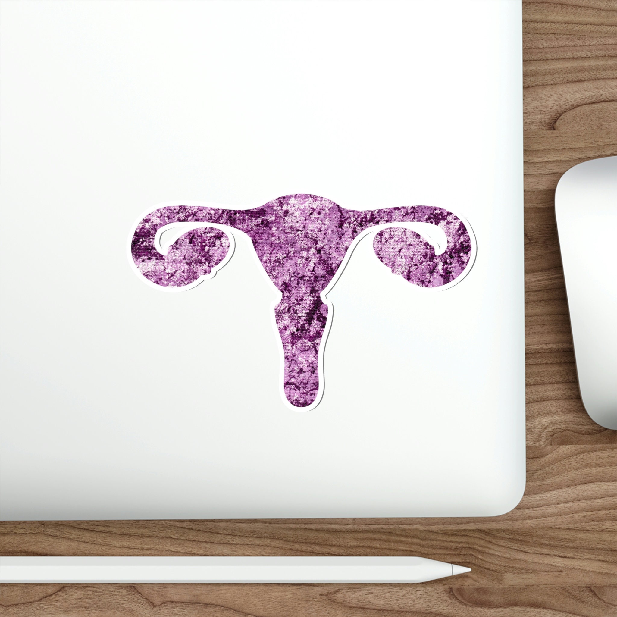 Uterus Sticker, Uterus Art Gynecology Sticker, Gynecology Art ...