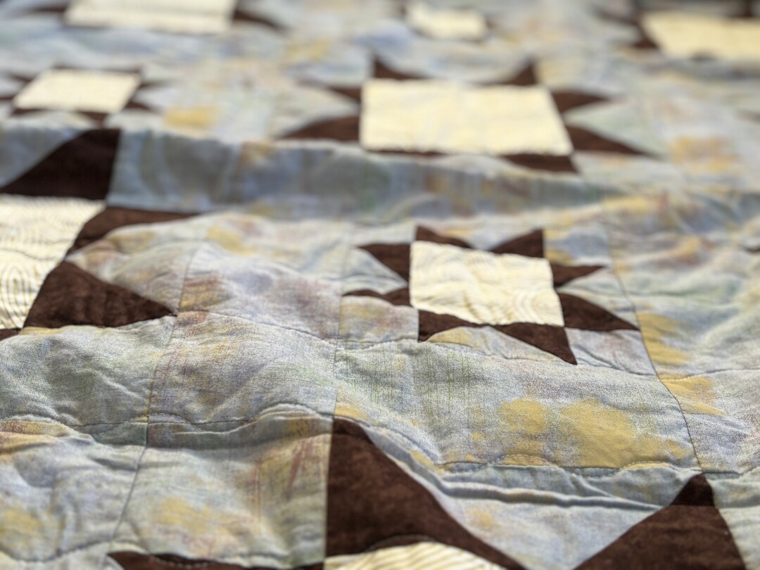 Sawtooth Star Baby Quilt - Etsy