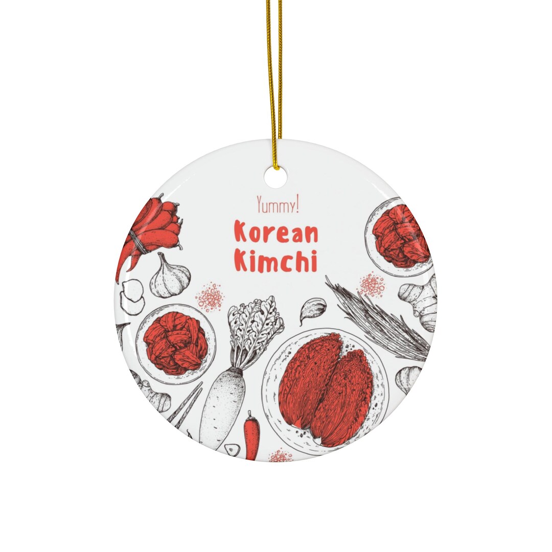 Kimchi Christmas Ornament, Fermented Food Lover, Holiday Gift - Etsy
