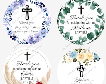 Baptism Stickers - Etsy