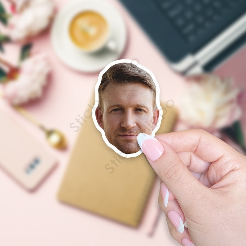 Any Size Personalized Custom Face Stickers or Temporary - Etsy