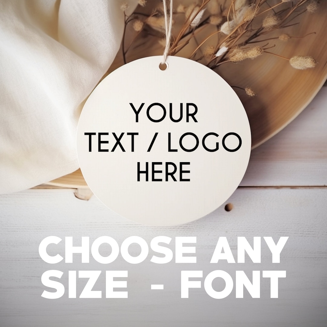 Personalized / Custom Round Tags for Small Business | High Quality ...
