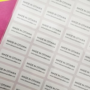 Any Size Custom Rectangle Sticker Personalized Rectangle Labels With ...