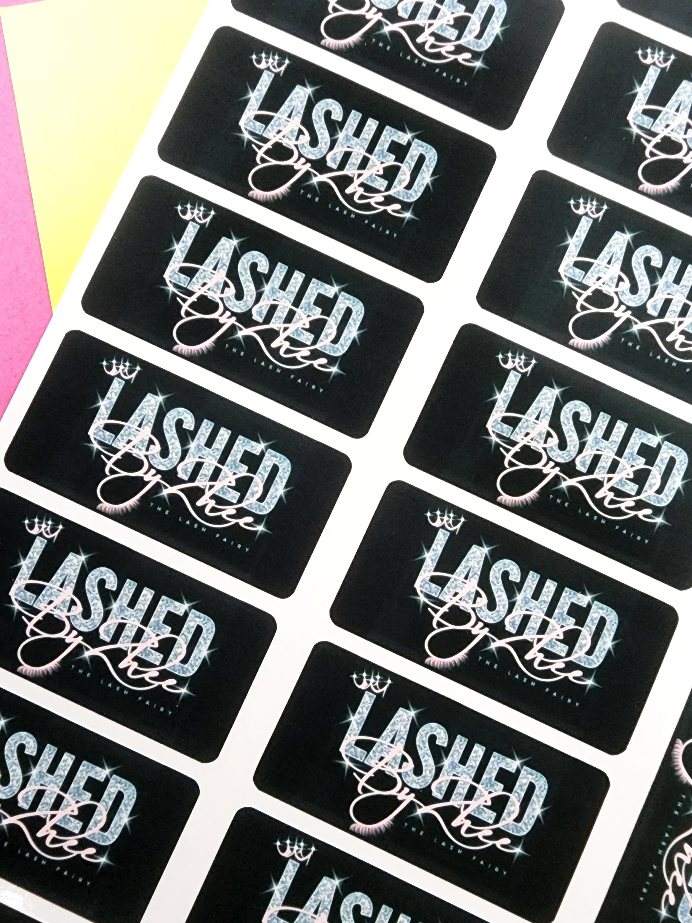 2.5 X 1.5 Inch Custom Rectangle Business Logo Sticker Labels ...