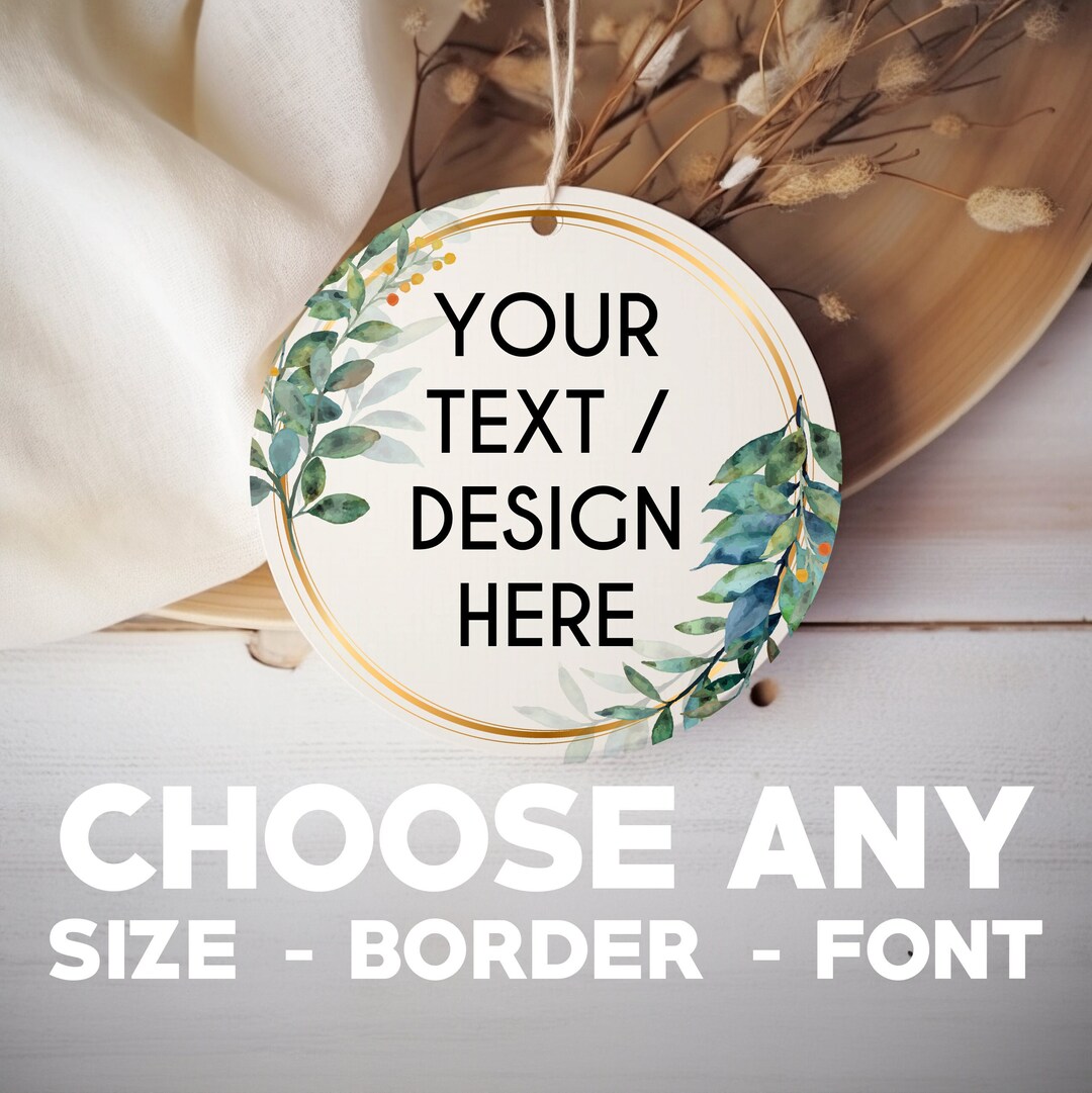 Custom Round Tags for Weddings Favors, Bridal Shower, Welcome Party ...