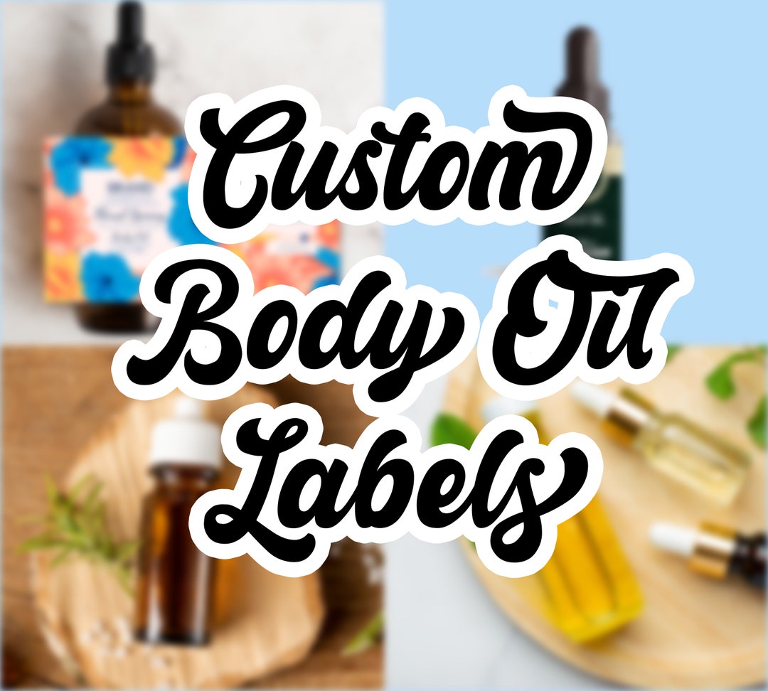 Body Oil Labels | Essential Oil Labels | Hair Oil, Cuticle Oil, Olive ...