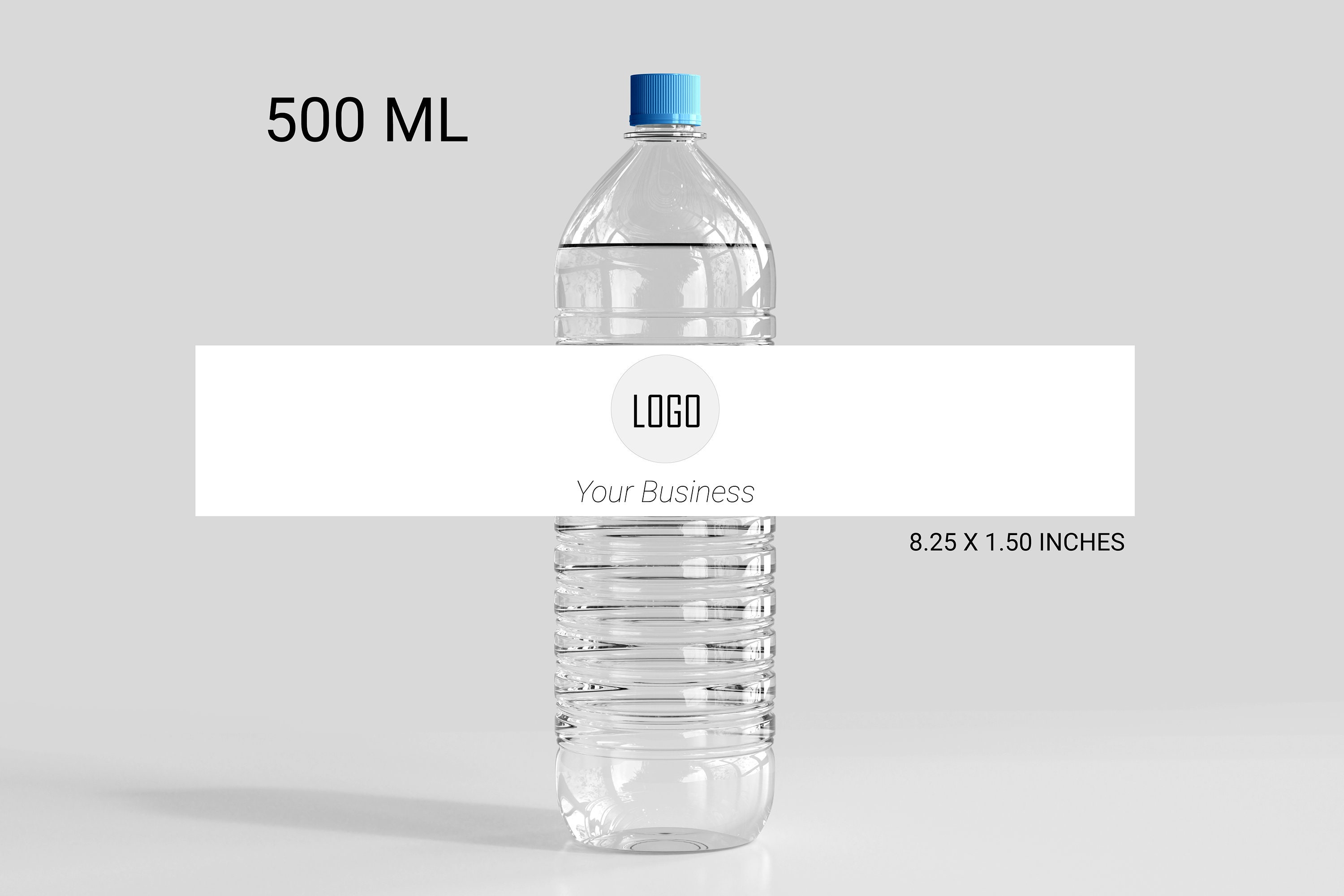 Custom Business Logo Water Bottle Labels / Stickers | Personalized Logo ...