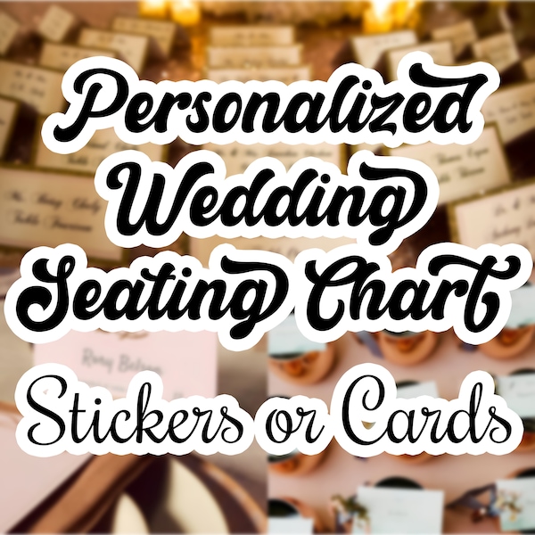 Wedding Seating Chart Cardstock - Etsy