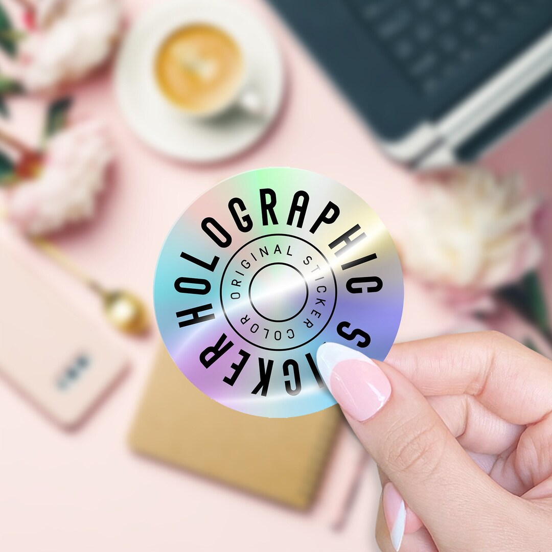 Custom Round Holographic Stickers | Any Size | Any Shape - Etsy