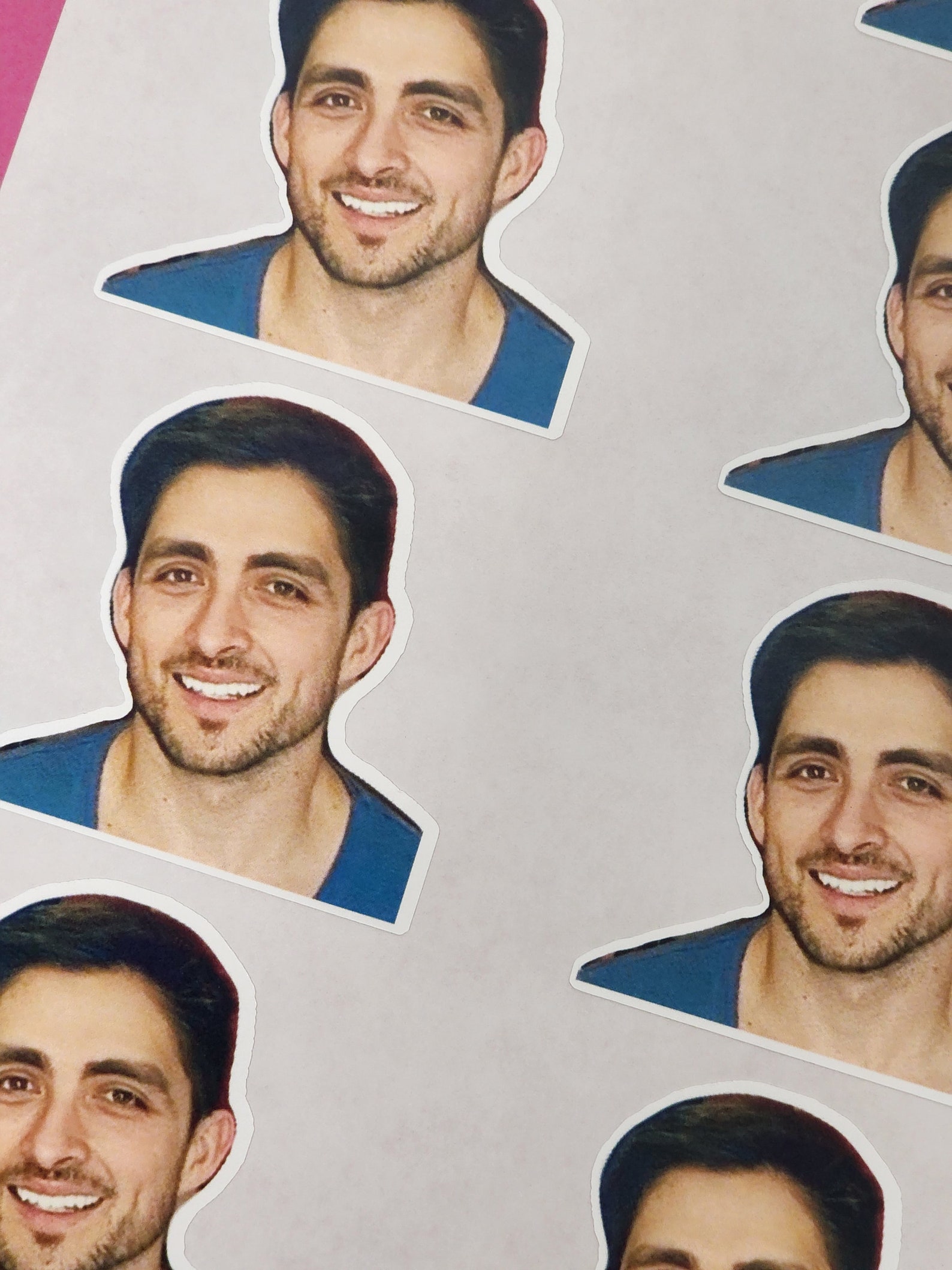 Any Size Personalized Custom Face Stickers or Temporary - Etsy