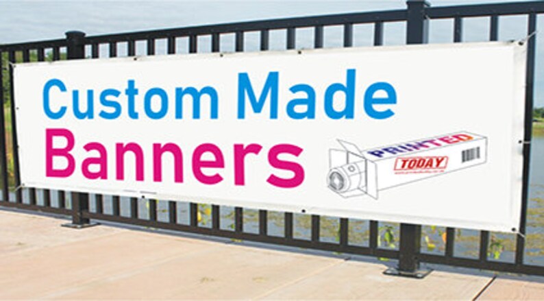 Custom Vinyl Banner - Personalized, Advertising, Event Banner - Print ...