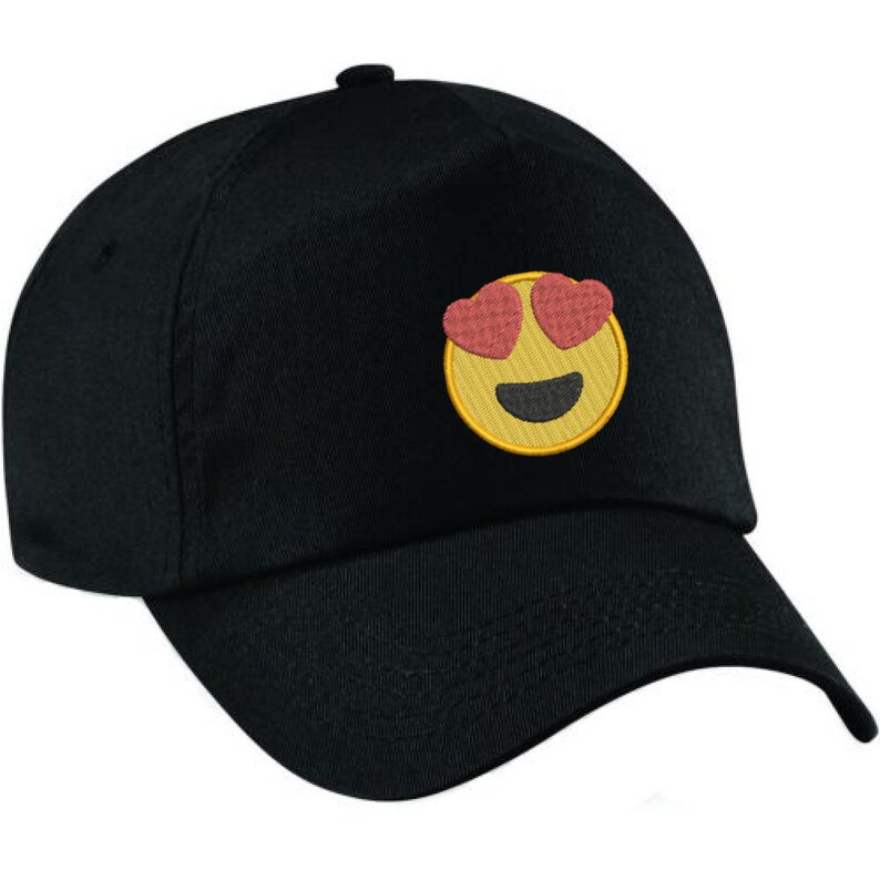 Heart Eyes Emoji Cap - Etsy
