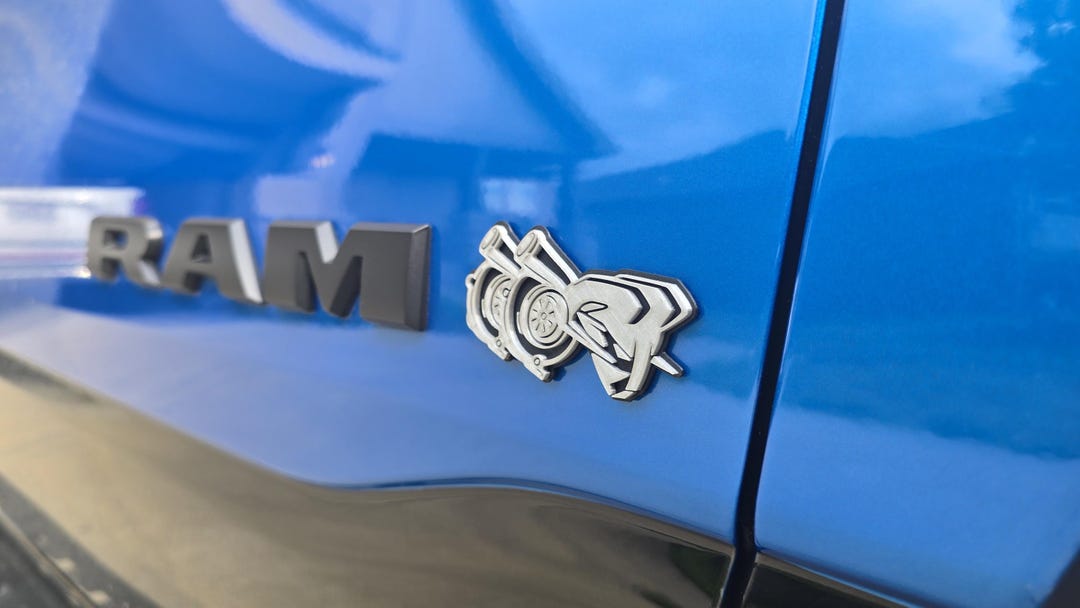 Ram Hurricane Twin Turbo Door Badge - Etsy