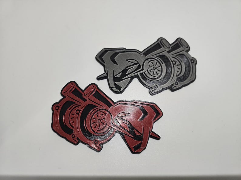 Ram Head Twin Turbo Badge - Etsy