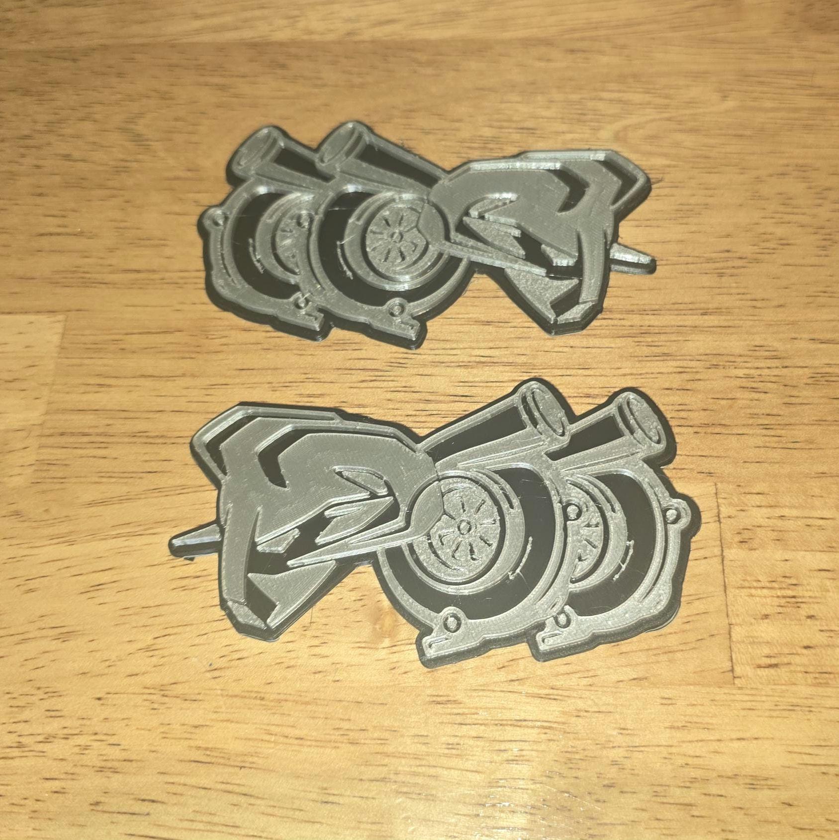 Ram Head Twin Turbo Horn Badge - Etsy
