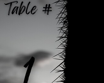 Black and White Hand-drawn Flower Stencil Digital Printable Table ...