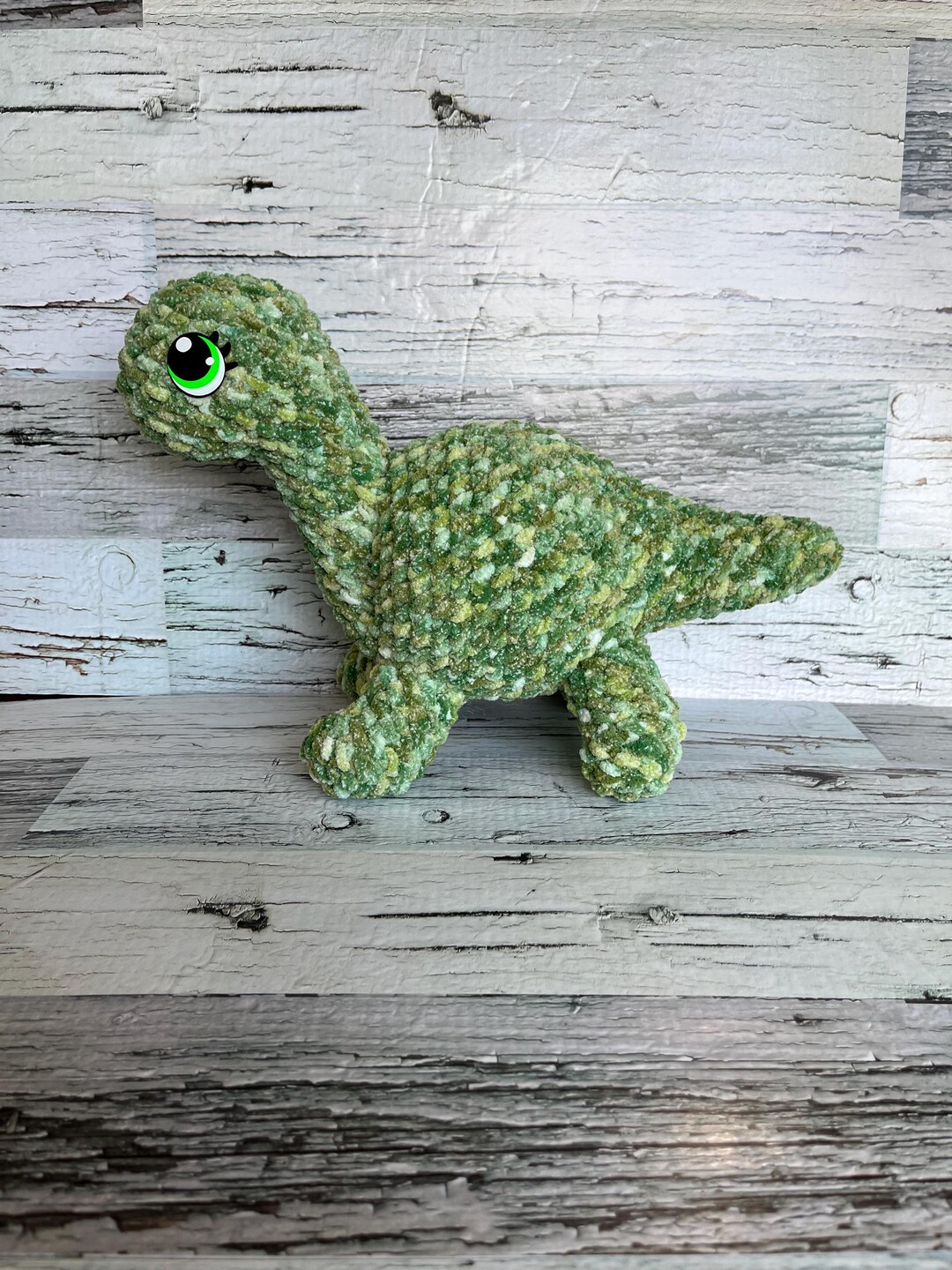 Bo the Bronty Plushie Handmade Crochet Huggable Brontosaurus Soft ...