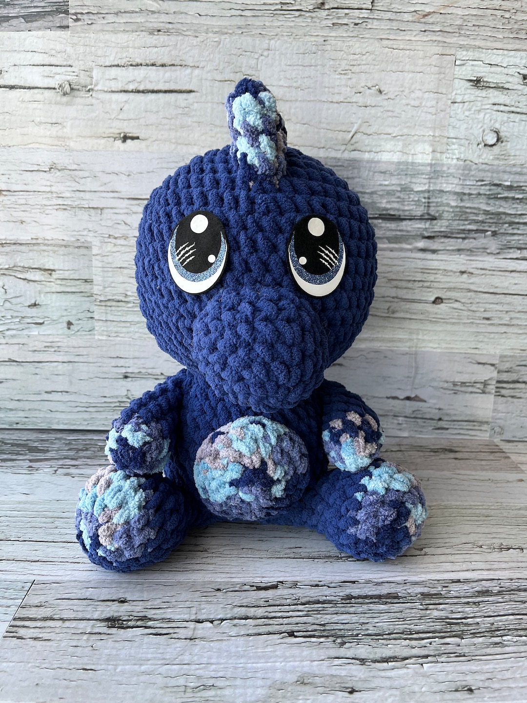 Dinosaur Huggable Crochet Plushie Toy Hatching Dino - Etsy