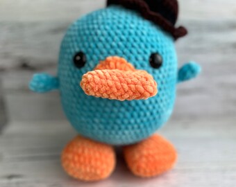 Crochet Perry the Platypus Pattern - Etsy