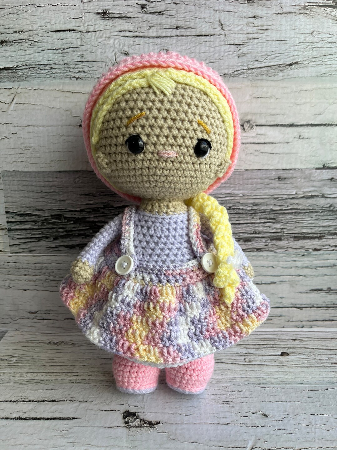 Doll, samantha Crochet Doll, Amigurumi Doll, Ready to Ship - Etsy